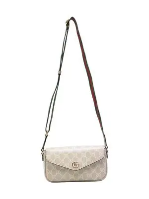 Gucci Ophidia Web Crossbody Bag - Neutrals