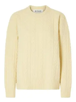 RÓHE Cable-knit Sweater