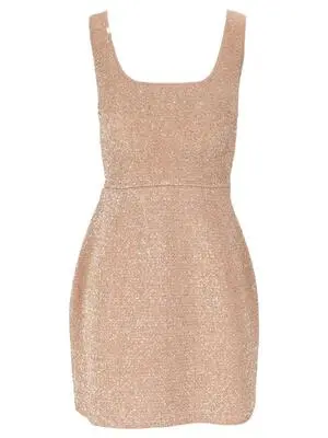 Elisabetta Franchi Sequin-embellished Sleeveless Mini Dress - No