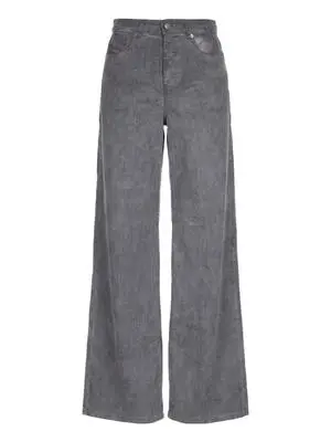 DIESEL® Flared Trousers Gray