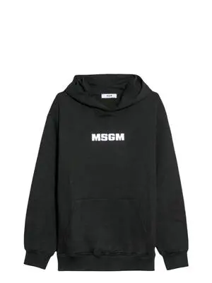MSGM Long-sleeves Hoodie - Black