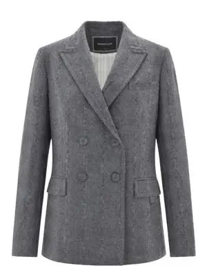 Fabiana Filippi Double Breasted Jacket - Grey