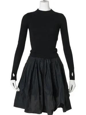 KIMHEKIM Long-sleeved Dress - Black