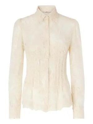 Ermanno Scervino Floral Lace Shirt - No