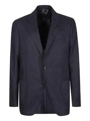 LARDINI Single-breasted Tailored Blazer - Blu