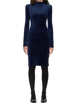MAISON MARGIELA Turtleneck Dress - Black