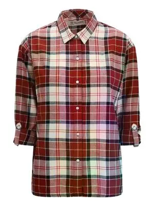 Barbour Elishaw Checked-print Shirt - Red