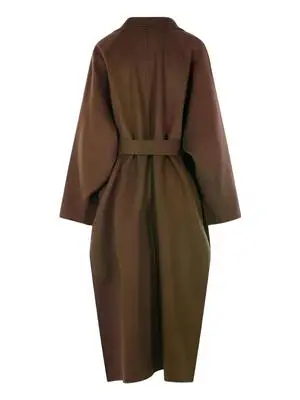 DUSAN Belted Cashmere Coat