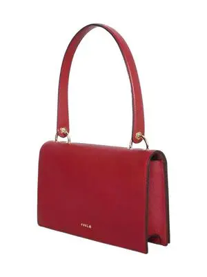Furla Grained-leather Tote Bag - Red