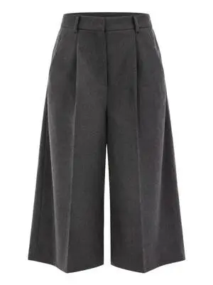 Marella Pleated Tailored Trousers - Grey