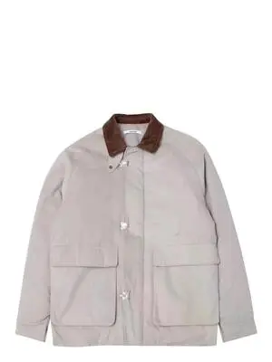 DEAN EDMONDS Muik Corduroy-collar Lobster-clasp Jacket - Grey