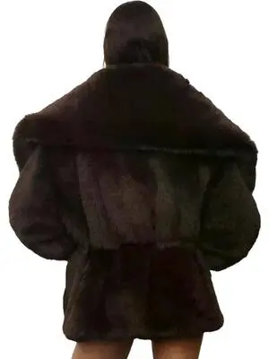 HALFBOY Oversized Faux-fur Jacket