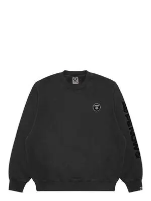 AAPE BY *A BATHING APE Moonface-patch Logo-print Sweater