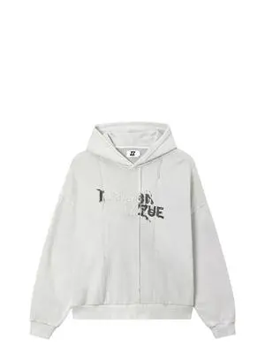 Izzue Logo-print Hoodie - Grey
