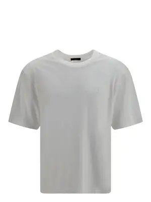 Herno Embroidered Logo Short Sleeve T-shirt - Gray