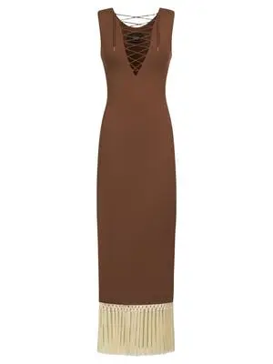TALLER MARMO Sahara Dress - Fume