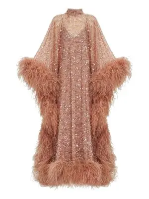 TALLER MARMO Casta Diva Sublime Kaftan - Blush