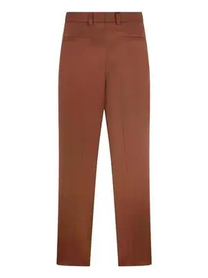 BOSS Relaxed-fit Tailored Trousers - Brown