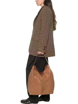 SOMMET Sahara Leather Shoulder Bag - Brown
