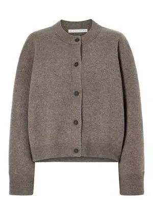 Studio Nicholson Arvine Wool And Cashmere-blend Cardigan - Brown