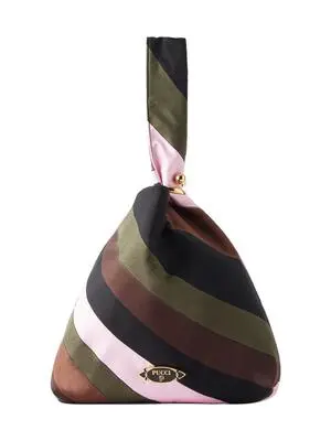 Emilio Pucci Emilio Printed Silk-twill Clutch Bag - Multi