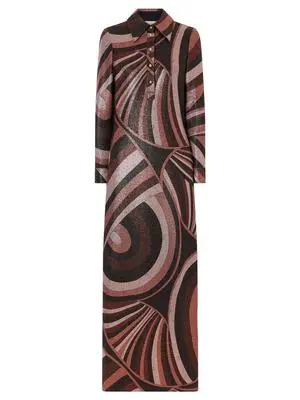Emilio Pucci Printed Stretch-jersey Maxi Dress - Multi