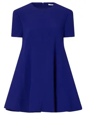 Givenchy Stretch-cady Mini Dress - Blue