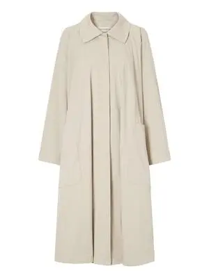 NOUR HAMMOUR Jane Graceful Cotton-blend Coat