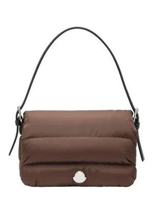 Moncler Burgundy Caradoc Nylon Shoulder Bag Burgundy