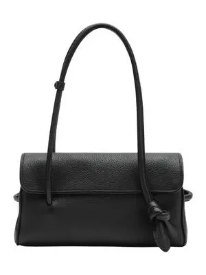 JACQUEMUS Black Turismo Leather Shoulder Bag