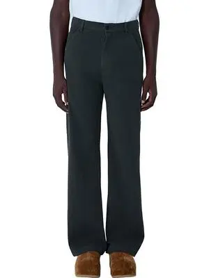Dries Van Noten Drawstring Cotton Pants - Gray