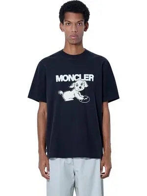 Moncler X Frgmt Hiroshi Fujiwara Graphic Logo T-shirt - Black