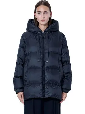 Max Mara Max Mara Women Hooded Puffer Jacket Black