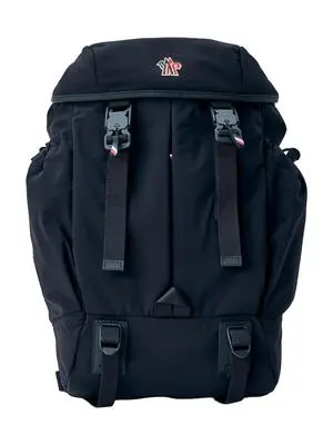 Moncler Leather-trim Backpack - Black