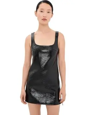 COURREGES Reedition Vinyl Dress - Black