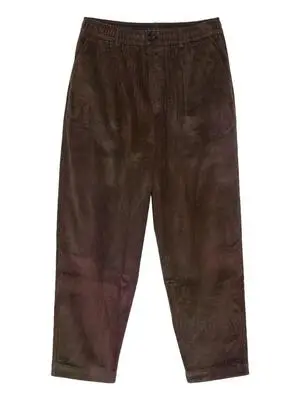 Universal Works Pleated Corduroy Trousers - Brown