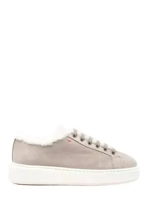 SANTONI Round Toe Sneakers