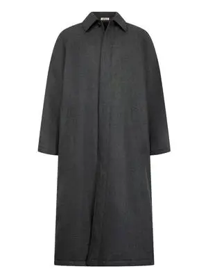 Auralee Padded Wool Coat - Grey