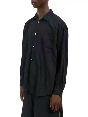 COMME DES GARÇONS Wrinkled-effect Chest-pocket Shirt