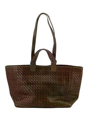 IBELIV Medium Elmio Woven Shoulder Bag Brown