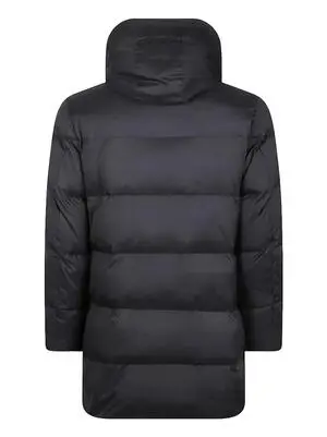 MONTECORE Quilted Hooded Coat - Blue