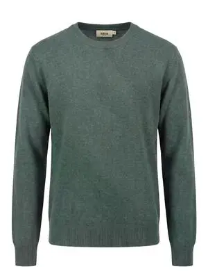 Altea Crew-neck Wool Sweater - Green