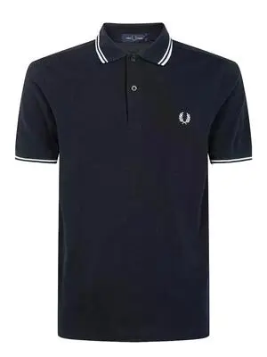 Fred Perry Twin-tipped Polo Shirt - Blue