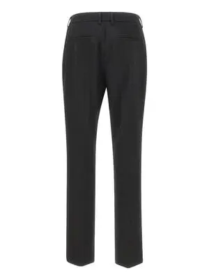 Filippa K Pressed-crease Slim-fit Trousers - Black