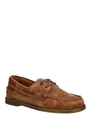 Gant Lace-up Suede Boat Shoes - Brown