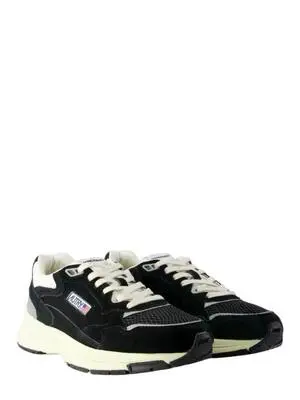 AUTRY Hyperway Panelled Sneakers Black