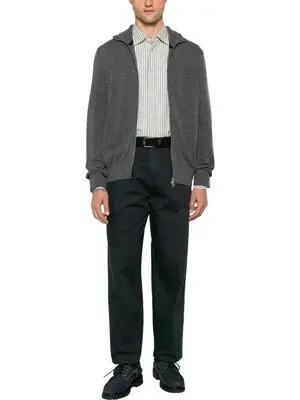 Marc O'polo Zip-up Knitted Cardigan - Grey