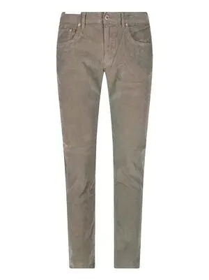 PT TORINO Corduroy Trousers - Brown
