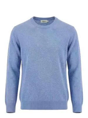 Altea Crew-neck Wool Sweater - Blue