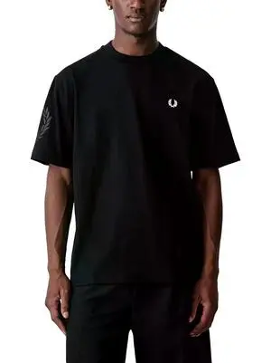 Fred Perry Cotton T-shirt - Black